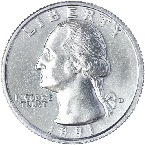 1990 D Washington Quarter BU US Coin See Pics E849 | eBay