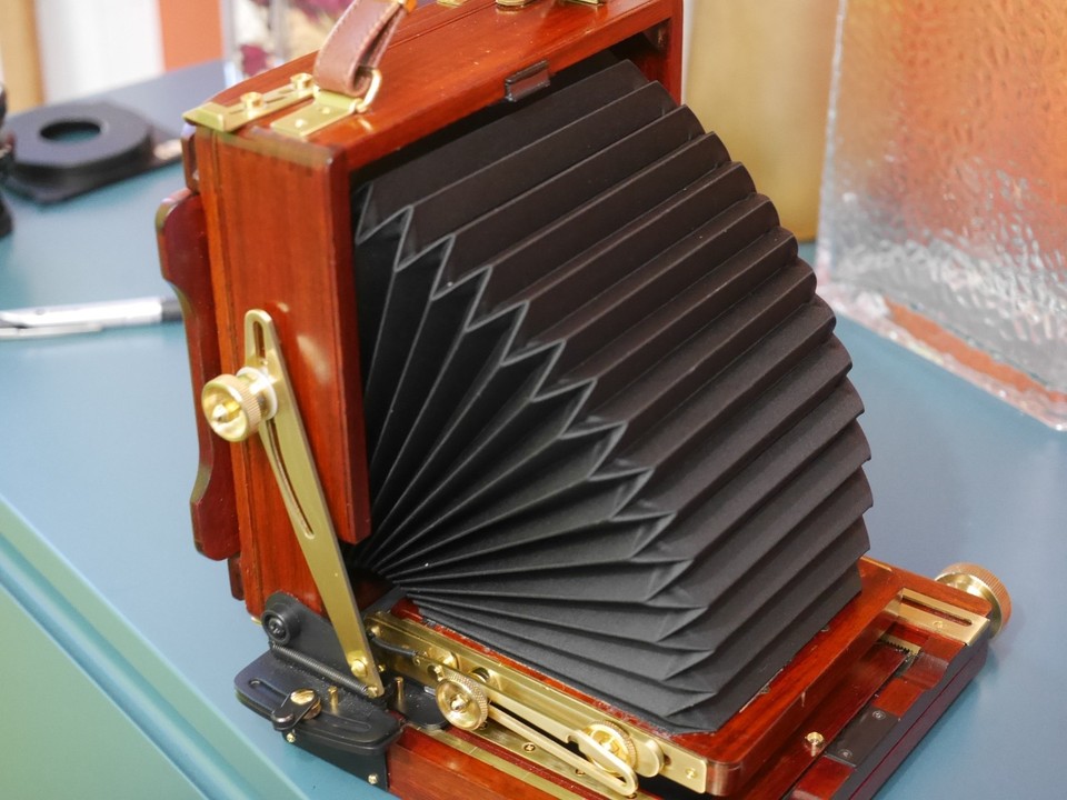 Wista 45 DX 5x4” large format camera Rosewood version 4x5 very nice ...