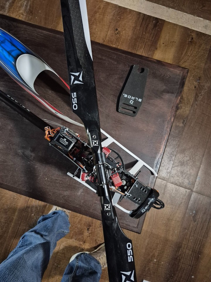 Blade Fusion 550 Electric Helicopter w/ All Electronics & blades ...