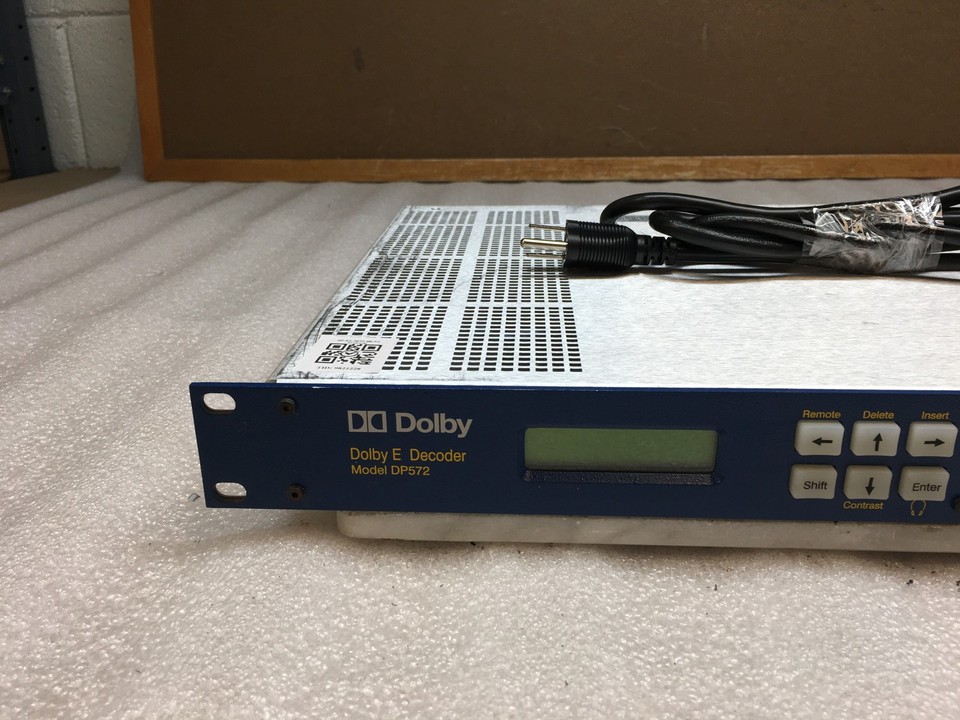 Dolby DP572 professional Dolby E Decoder Multichannel Audio ...