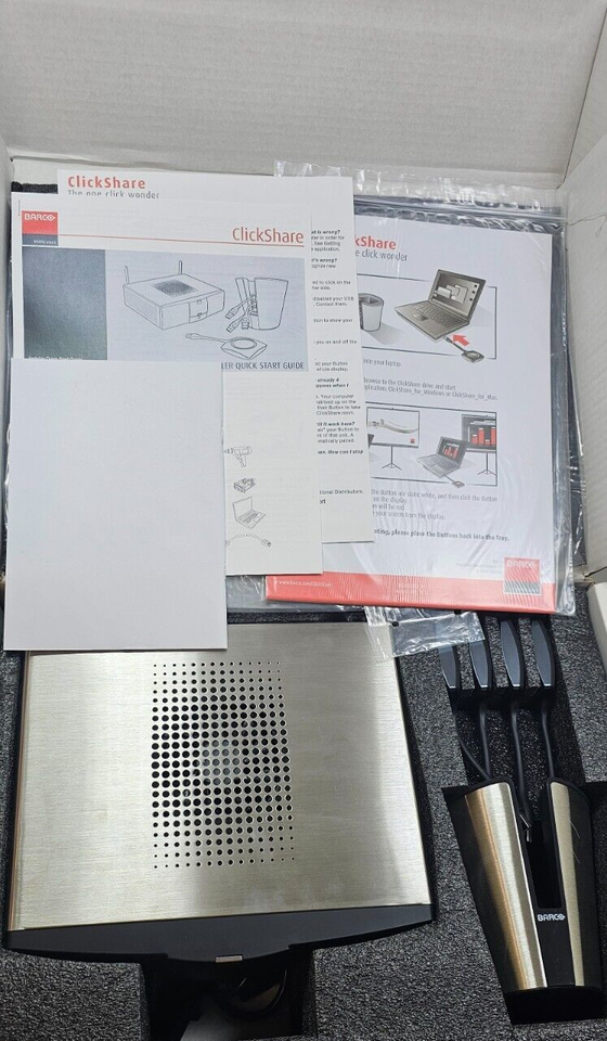 Komplett IN Karton Barco R9861005NA CSC-1 Clickshare Kabellos Vorlage ...