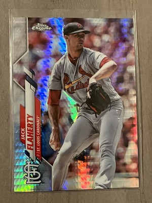Jack Flaherty 2020 Topps Chrome PRISM Refractor SP Parallel Card. St ...