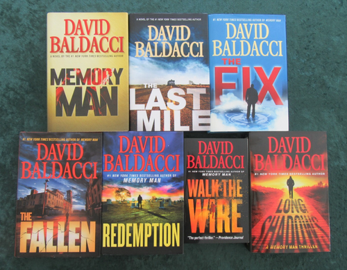 COMPLETE SET AMOS DECKER/MEMORY MAN SERIES BY DAVID BALDACCI -6 HCDJ; 1 ...
