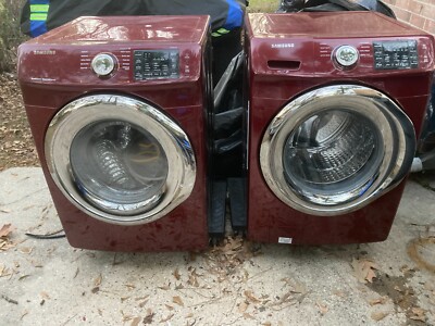 Red Front Load Washer & Dryer | eBay