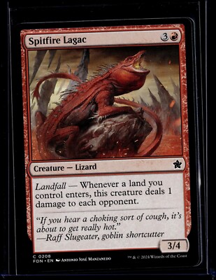 Spitfire Lagac - 208 - FDN - NM - MTG Magic the Gathering | eBay