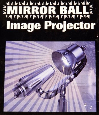 EZ UP Mirror Ball Image Projector 2 2 in 1 Light Show | eBay