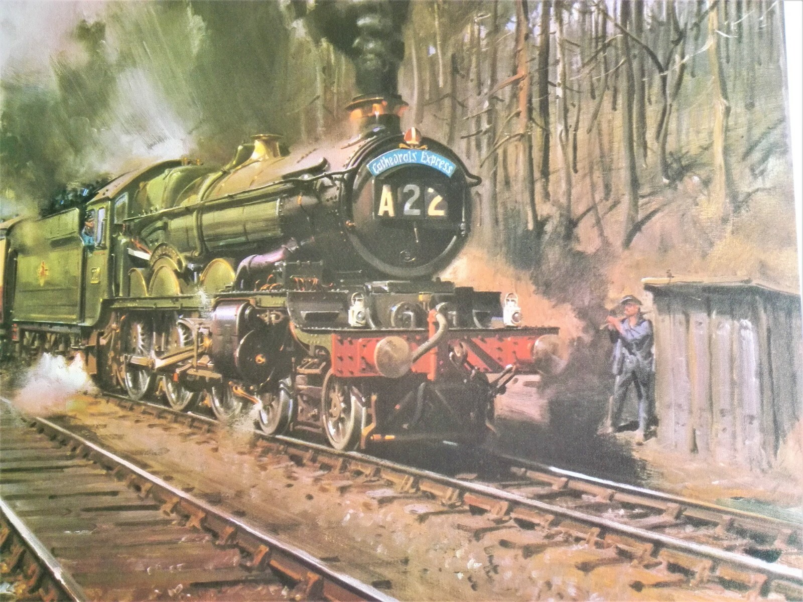 Cathedral Express by Terence Cuneo quality Art print by Felix ...