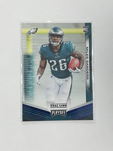 2019 Panini Playoff Miles Sanders Rookie Card RC #220 Philadelphia ...