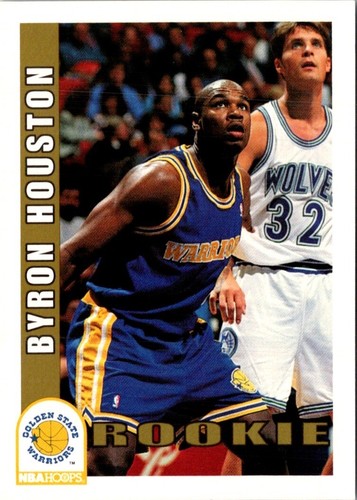 1992 Hoops Byron Houston #387 Golden State Warriors Basketball Card | eBay