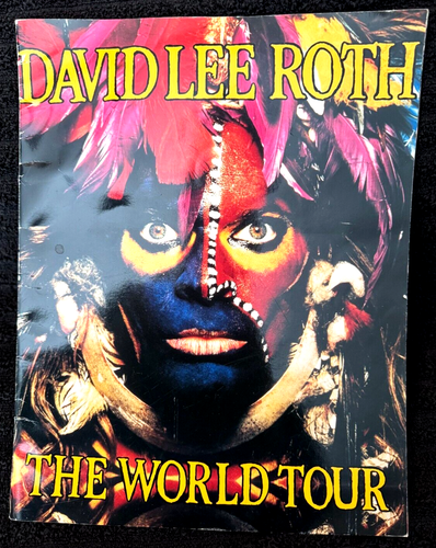 David Lee Roth Concert Program 1986 The World Tour Diamond Dave | eBay