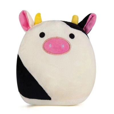 Squishmallow Connor The Cow Plush Toy Cuddle & Squeeze Super Soft Doll ...