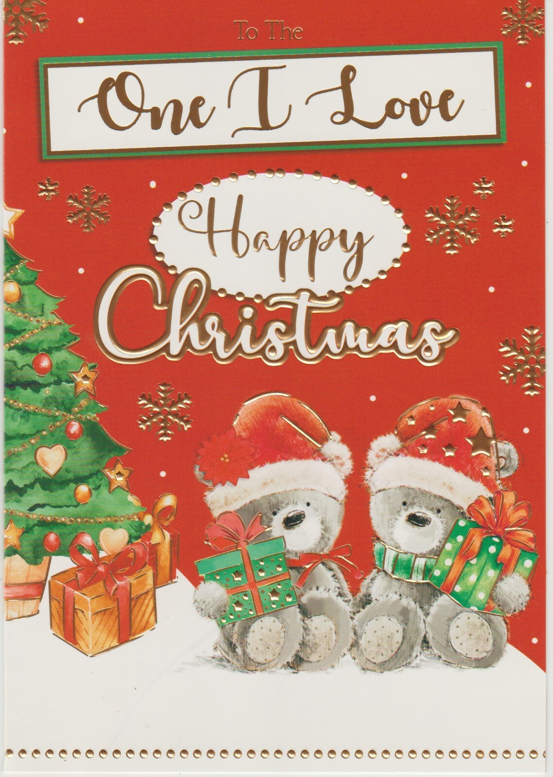 One I Love Christmas Card ~ Christmas Wishes To The One I Love ...