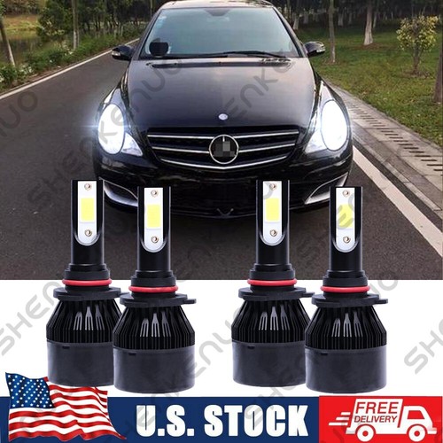 For Mercedes-Benz R350 2006-2010 - 4X H7 H7 LED Headlight Bulbs Kit ...