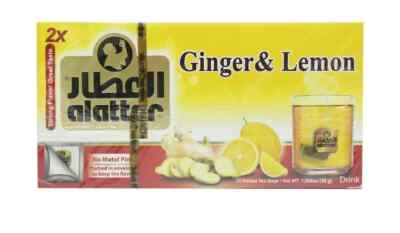 Ginger and lemon attar syrup شراب زنجبيل وليمون العطار 20 كيس | eBay