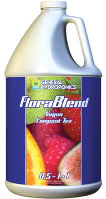 General Hydroponics FloraBlend Vegan 1 Gallon Flora Blend Plant Booster ...