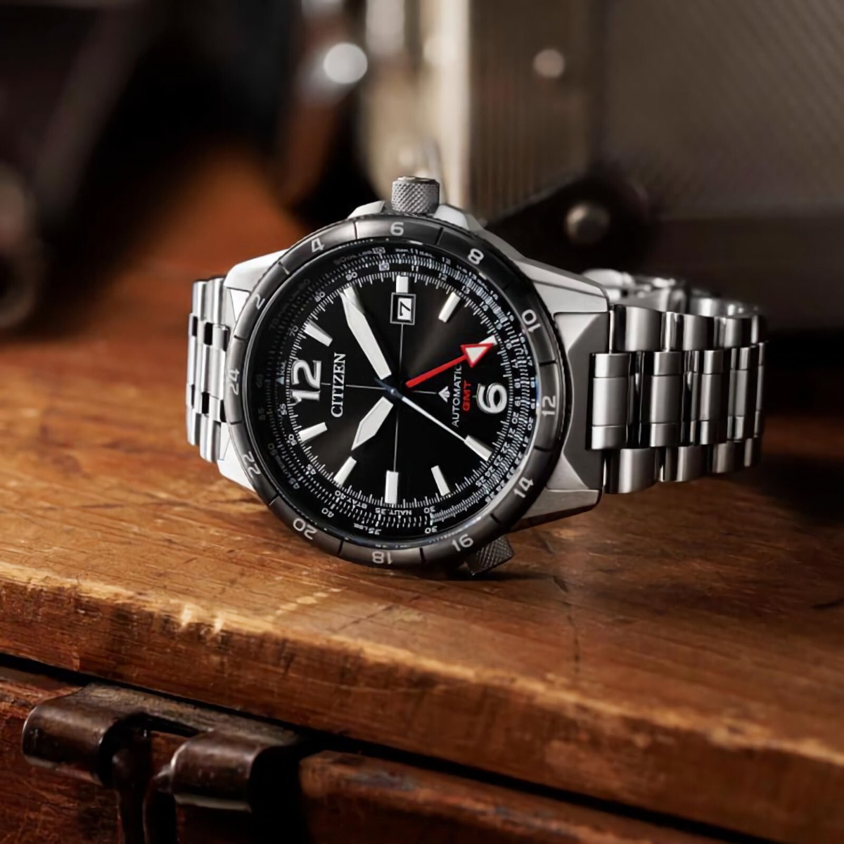 CITIZEN PROMASTER SKY NB6046-59E Automatic GMT Black Dial CITIZEN PROMASTER SKY NB6046-59E Automatic GMT Black Dial