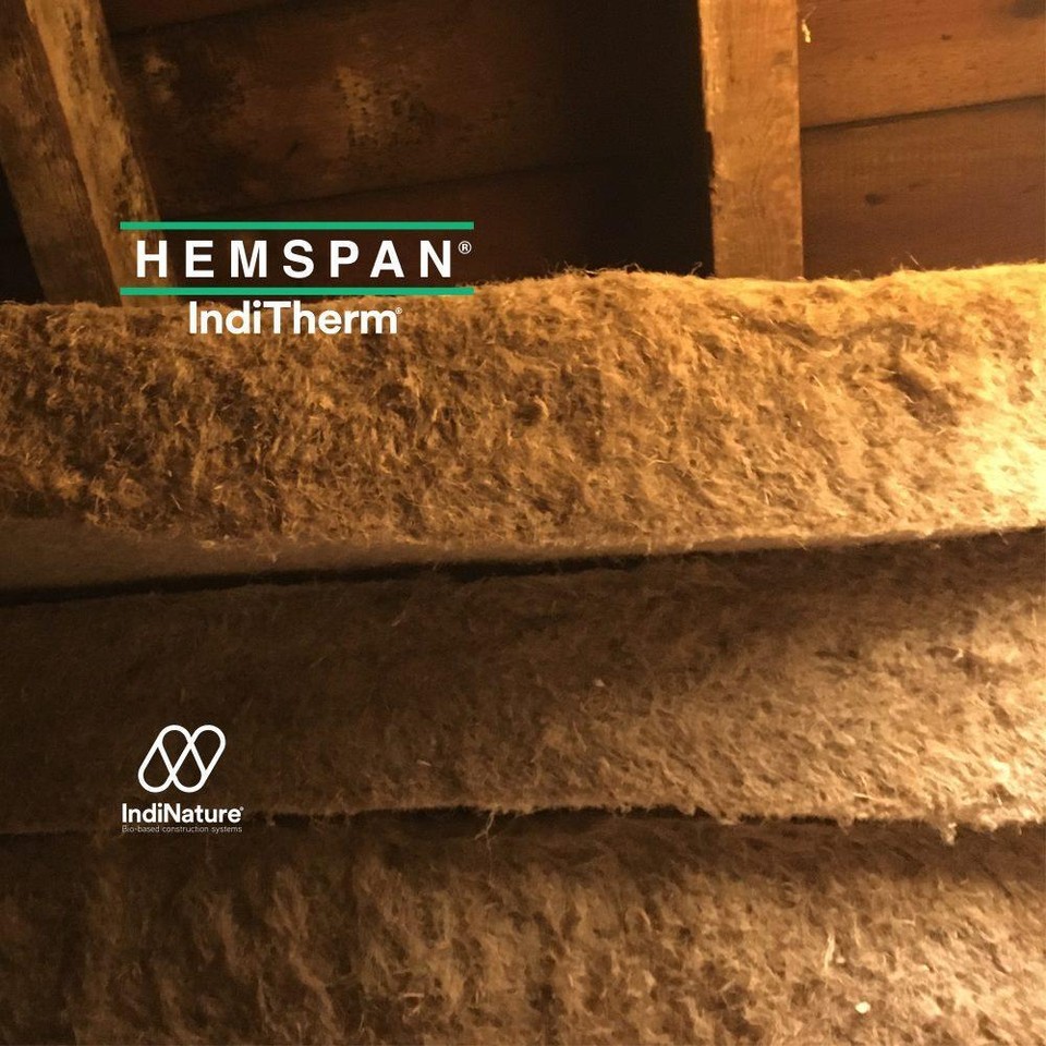 Hemspan IndiTherm Hemp Insulation 370mm (50mm Thick) 8 Batts | eBay UK
