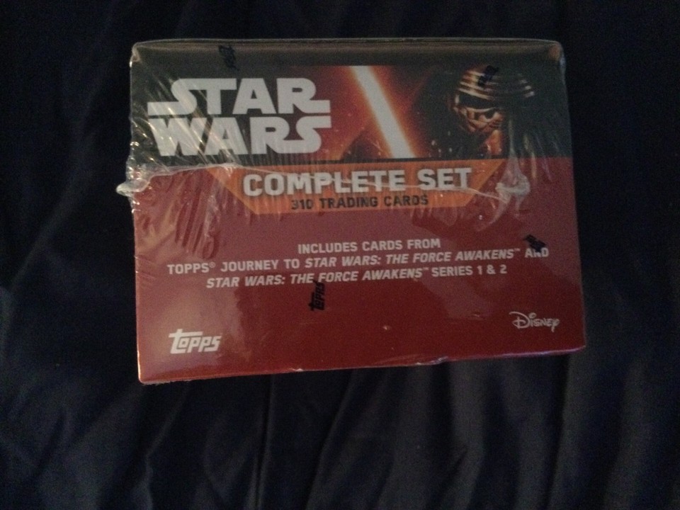 Topps *Star Wars Complete Set 310 Trading Cards The Force Awakens ...