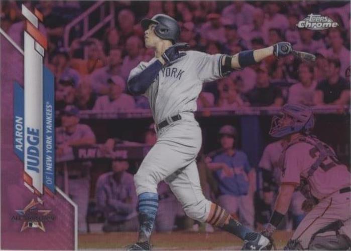 2020 Topps Chrome Update Series - All-Star Game Aaron Judge #U-65 Pink ...