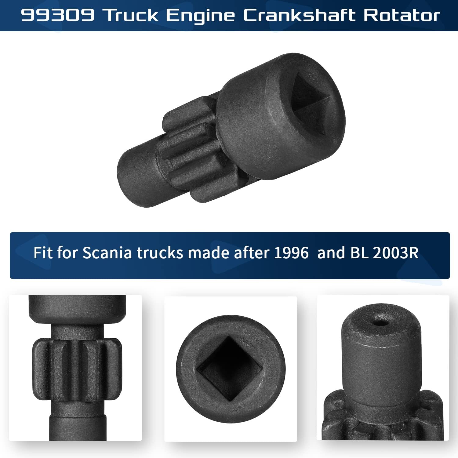 99309 Engine Crankshaft Rotator Tool 1/2" Drive for Scania After 1996 ...