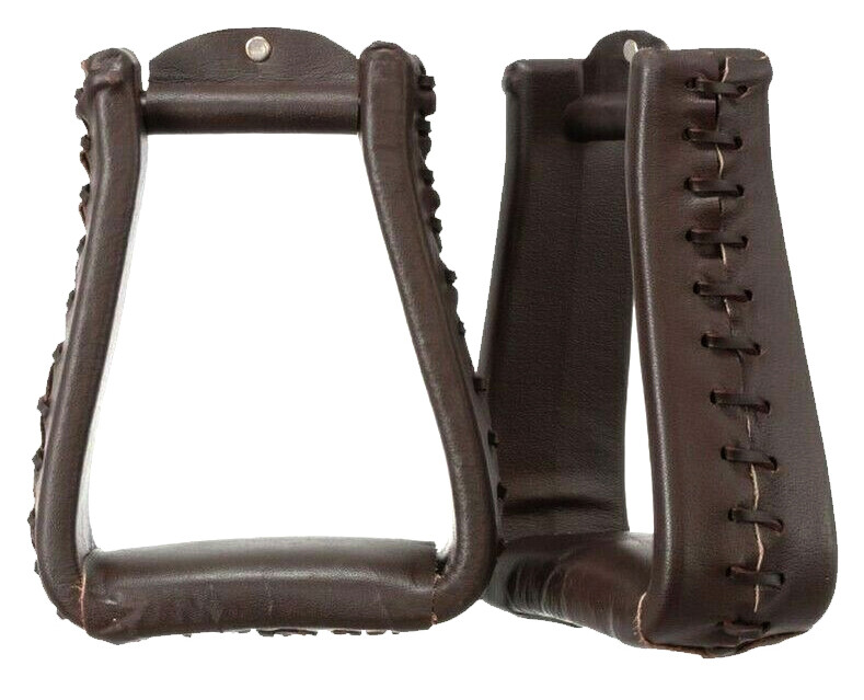 HILASON Horse Western Saddle Stirrup Rawhide Leather, 48% OFF