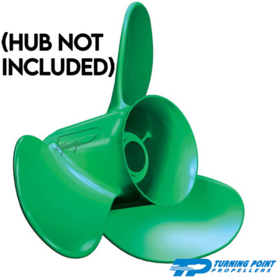 13.25X17 Green Stainless Steel Propeller For Honda Johnson/Evinrude By ...
