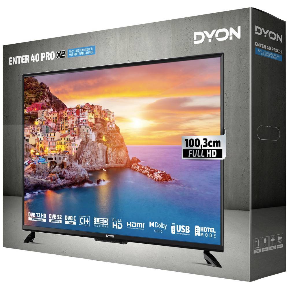 Dyon Enter 40 PRO X2 40 Zoll Full HD LED-TV - Schwarz online kaufen | eBay