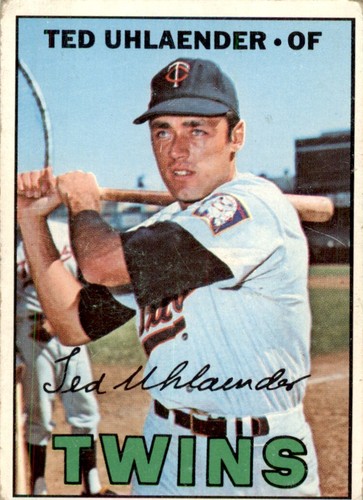 1967 Topps #431 Ted Uhlaender Minnesota Twins VG | eBay