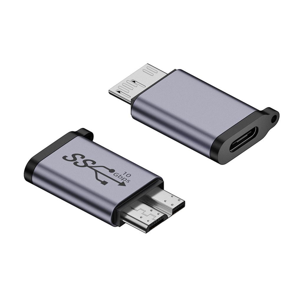 Data Transfer Adapter for Hard Drive Cable (Type C female to Micro B ...