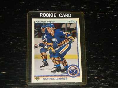 Alexander Mogilny 1989 Buffalo Sabres ROOKIE Hockey Card UPPER DECK ...