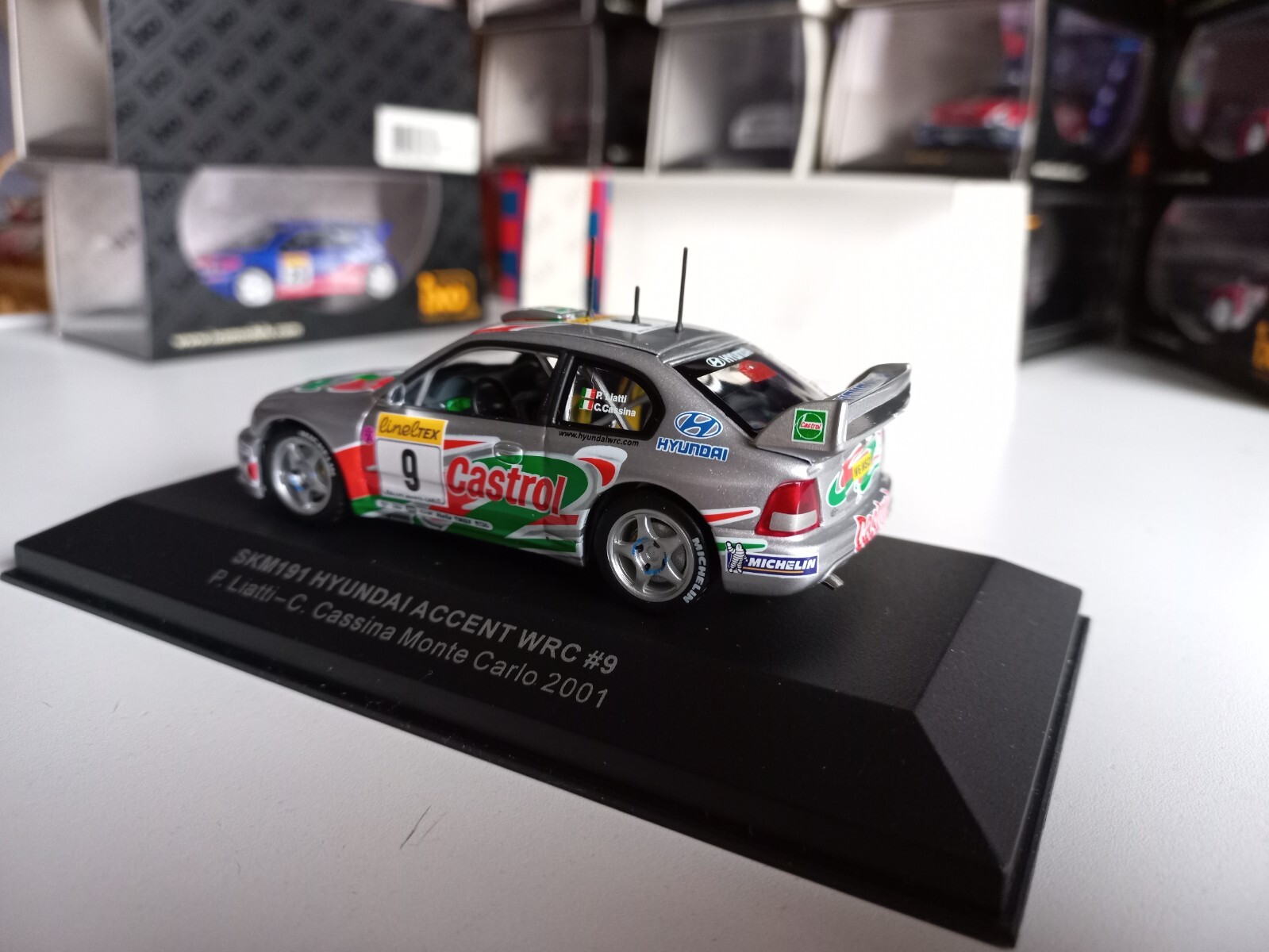 1/43 Vitesse - Skid Hyundai Accent WRC Castrol Monte Carlo 2001 ...