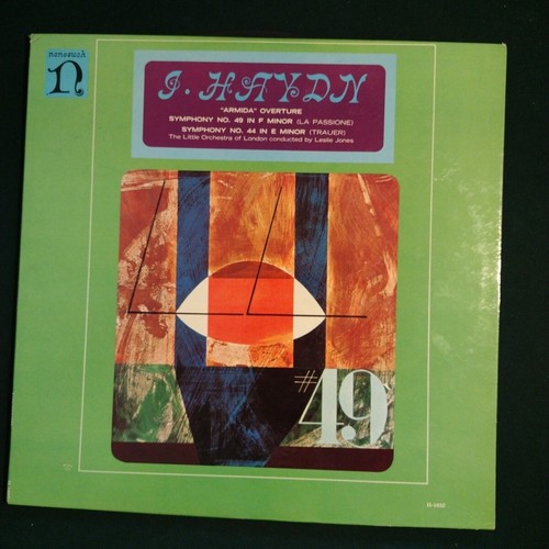 Joseph Haydn - Armida overture/Symphony No. 49/Symphony No. 44 vinyl LP ...