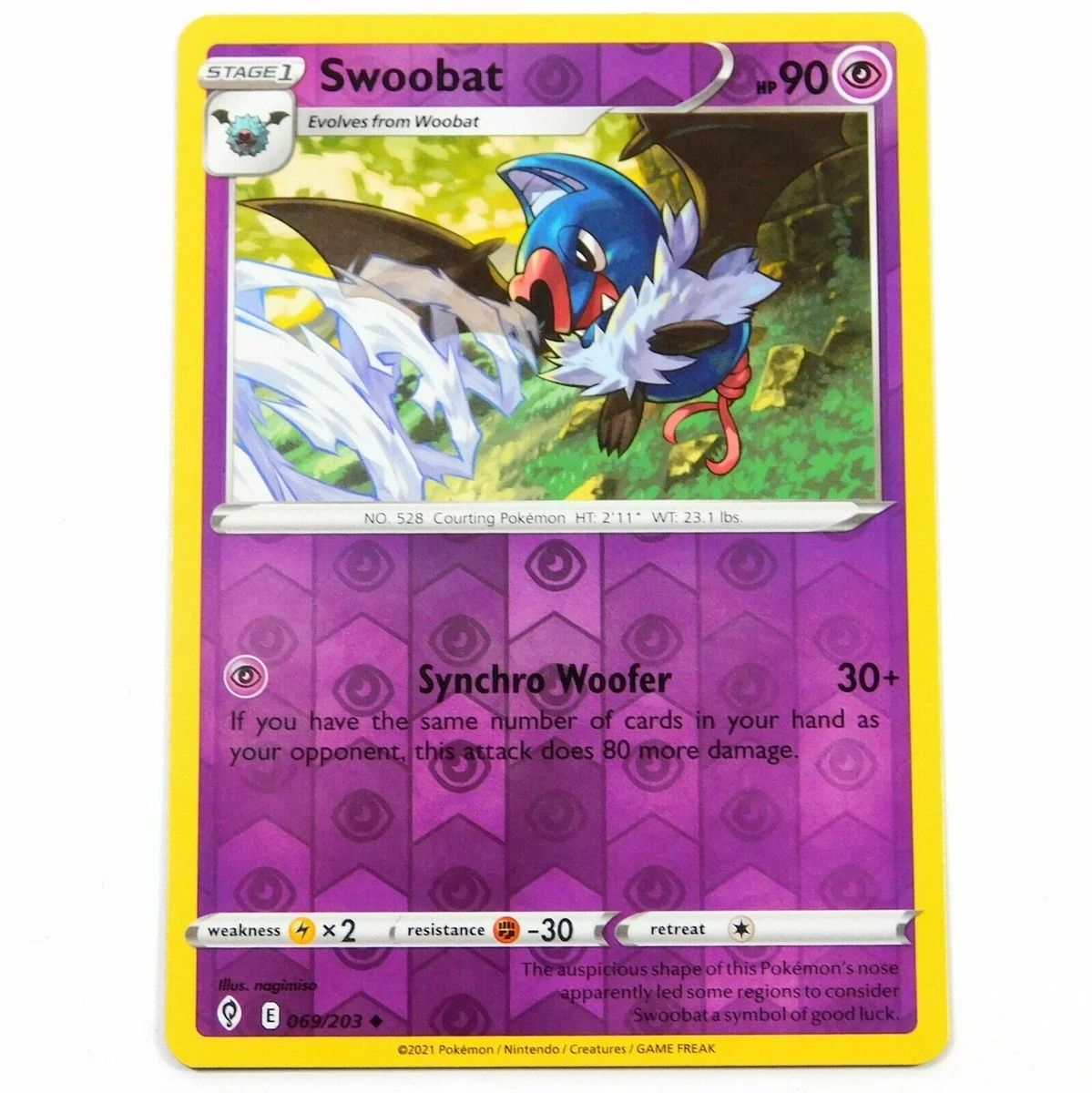 Swoobat Evolution Chart