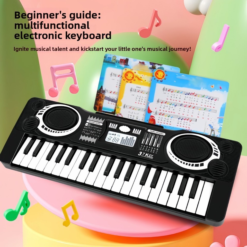 37 Keys Electric Digital Piano 37 Music Keyboard for Toddlers Beginners ...