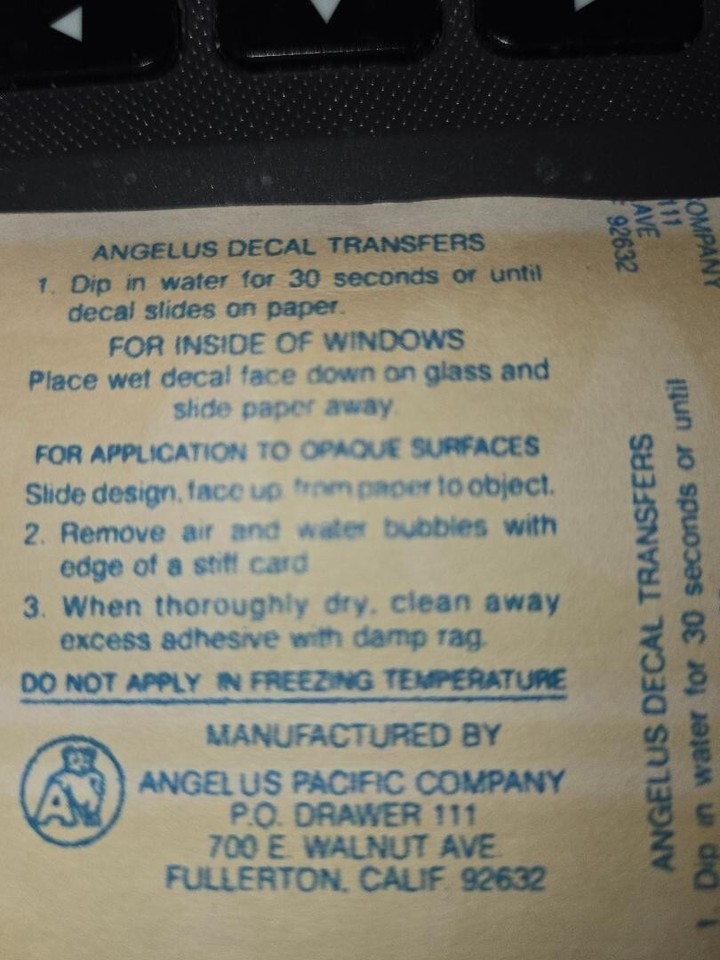 Vintage Alpha Kappa Alpha Decal transfer Sticker by Angelus Pacific Co ...