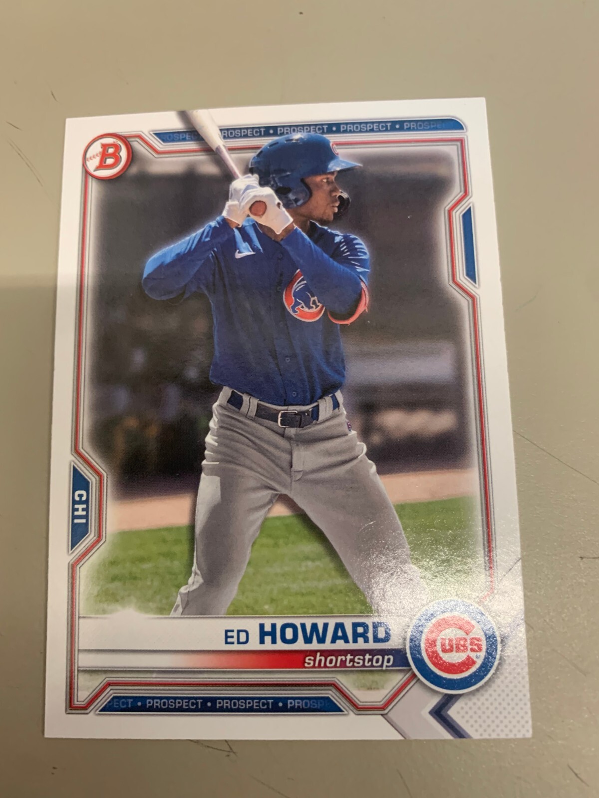 Ed Howard Card 2020 Chicago Cubs Team Card | eBay