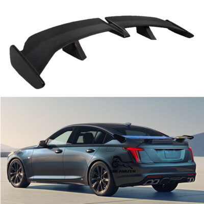 54" PRO Style Rear Trunk Spoiler Wing Matte Black For Cadillac CT4 CT5 ...