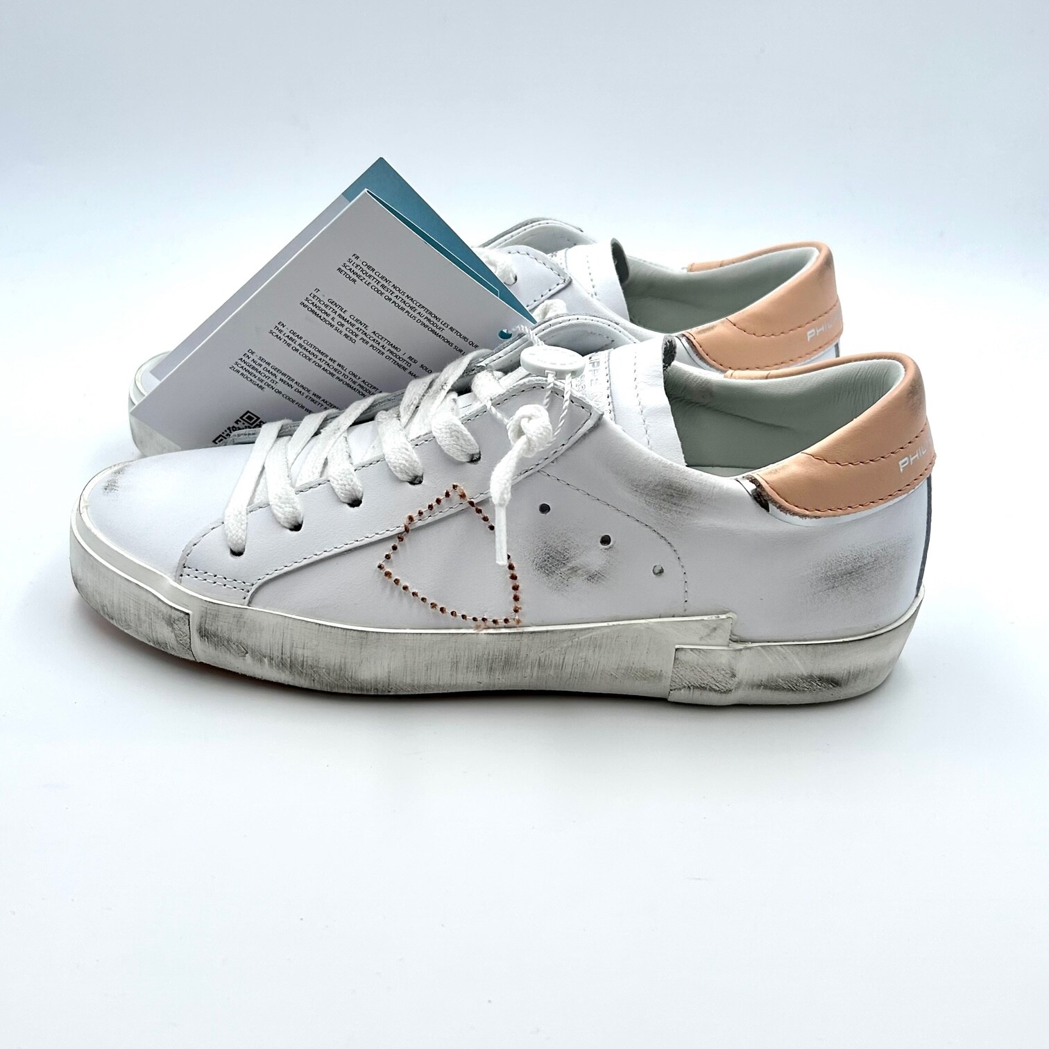 Philippe Model Paris Sneaker Prsx - Blanc Nude Back Pink Molto Light ...