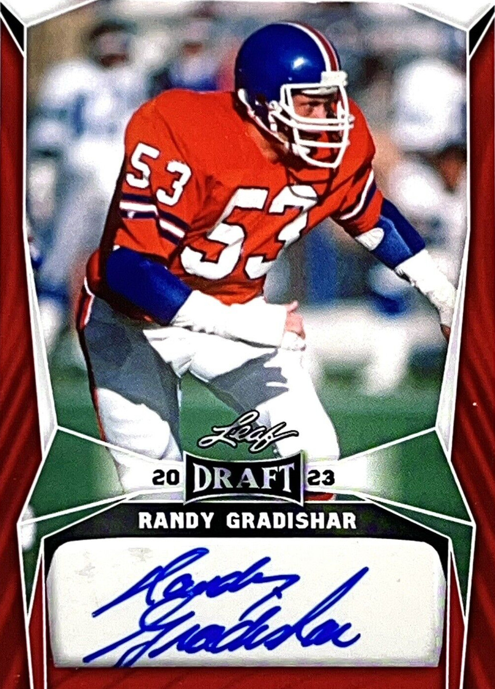 2023 Leaf Draft - Autographs Red #BA-RG1 Randy Gradishar (AU) for sale ...