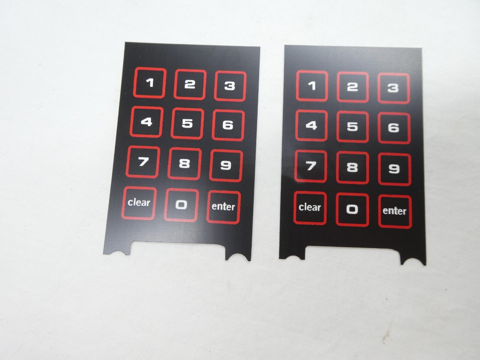 Lot of 2 Intellivision II Keypad overlays replacements REPRODUCTION | eBay