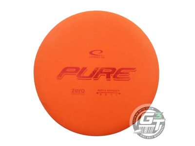 USED Latitude 64 Zero Hard Pure 173g Orange Red Foil Putter Golf Disc ...