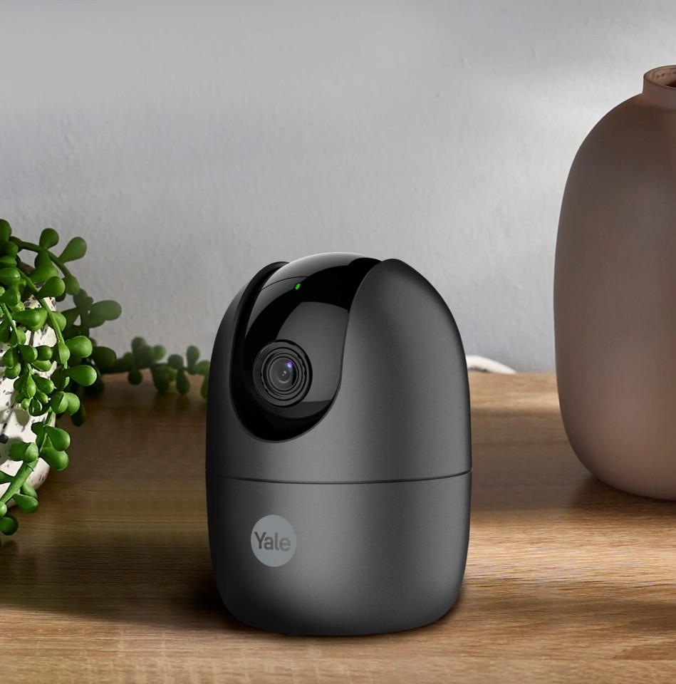 Digital Security Camera - Yale SV-DPFX-B Indoor Wi-Fi Pan & Tilt Camera ...