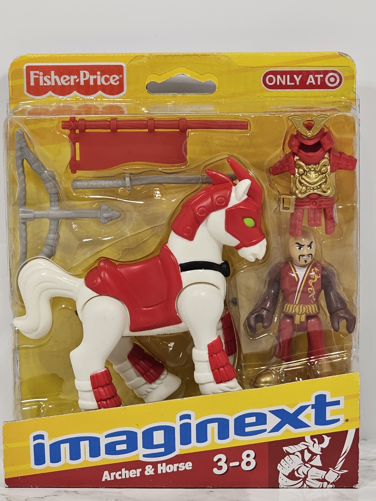 NEW Fisher Price Imaginext Red Archer and Horse RETIRED AND ...