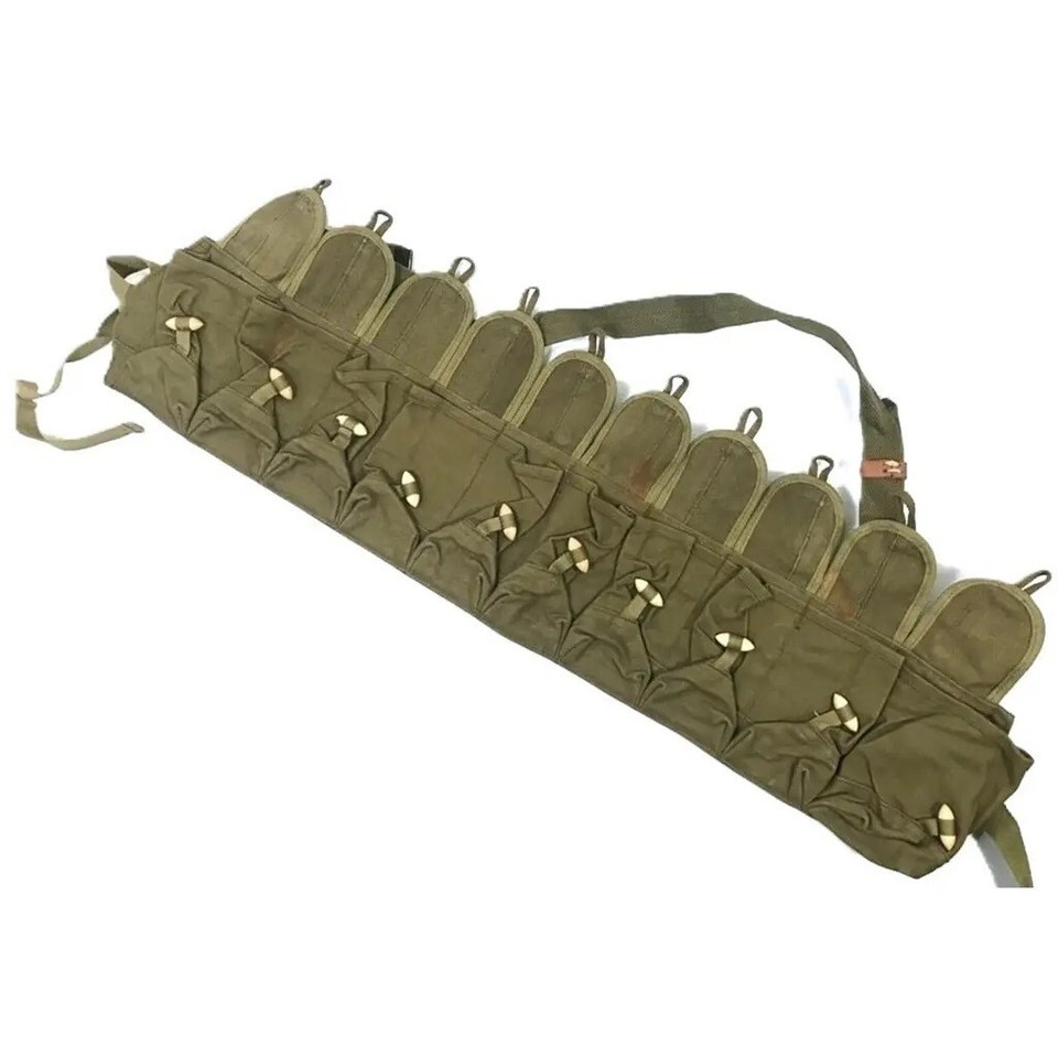 SKS Ten Pocket Bandolier: Chinese Military 7.62x39mm Type 56 10-Pocket ...