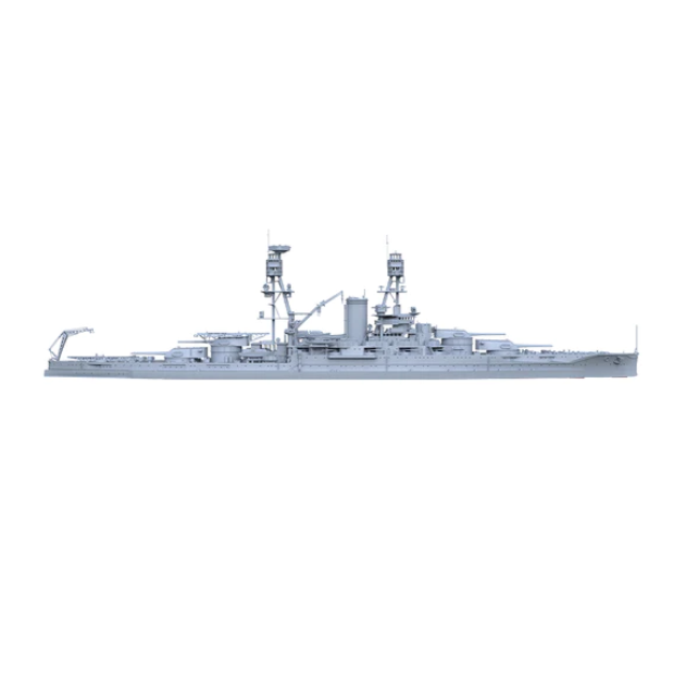 SSMODEL 1/2000 Military Model Kit US Oklahoma Nevada-class Battleship ...