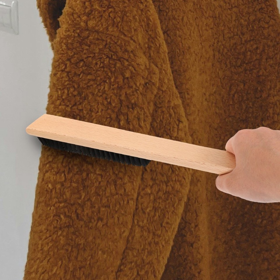Bristle Coat Brush Wood Handle Garment Cleaning Brush Duster Brush ...