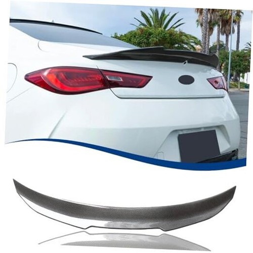 Rear Trunk Spoiler PSM-Style Carbon Fiber Pattern 2017-2023 Coupe Q60 ...