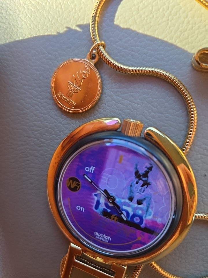 *New Condition* Swatch POP 1996 Olympics Edition BOB BEAMON PUZ100 ...