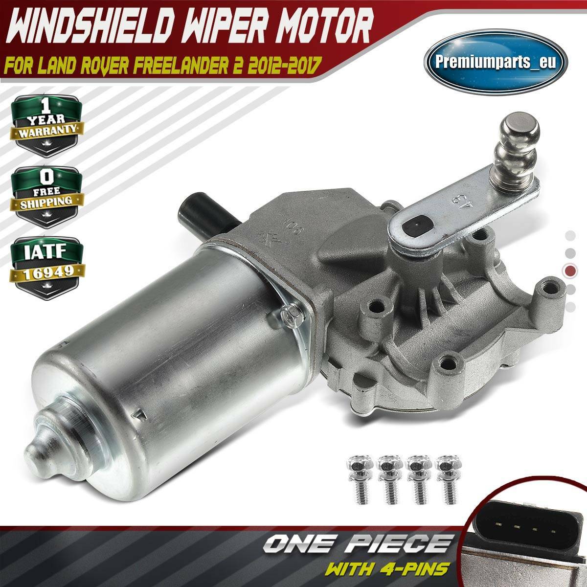 Windshield Wiper Motor for Land Rover Freelander 2 2012-2017 LR078300 ...