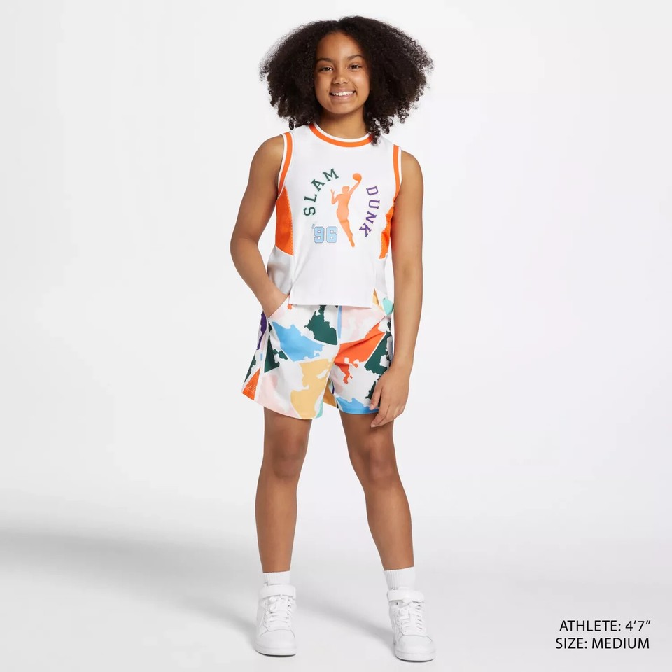 DSG Girls WNBA Slam Dunk Movement Tank Jersey Large White | eBay Australia